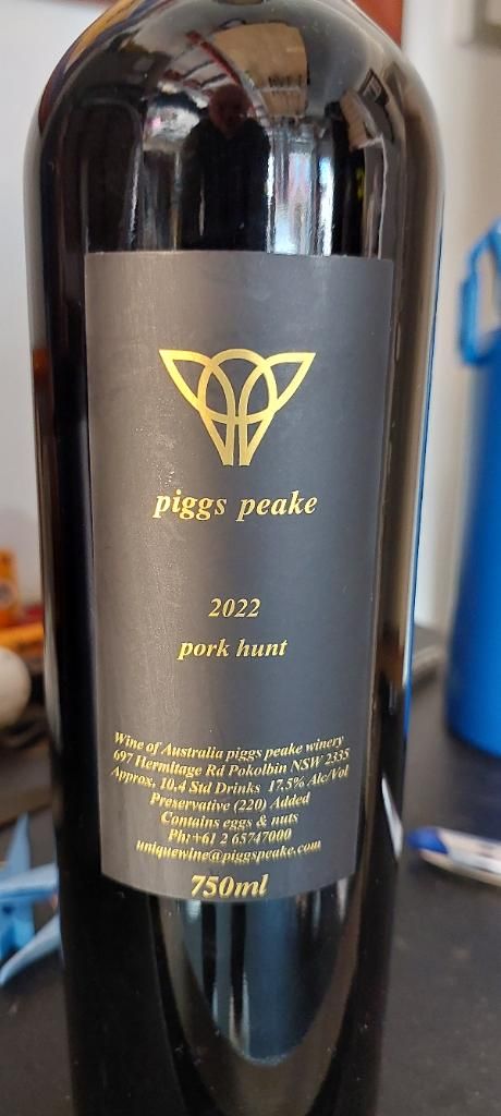 2022 Piggs Peake Shiraz Pork Hunt, Australia, New South Wales ...