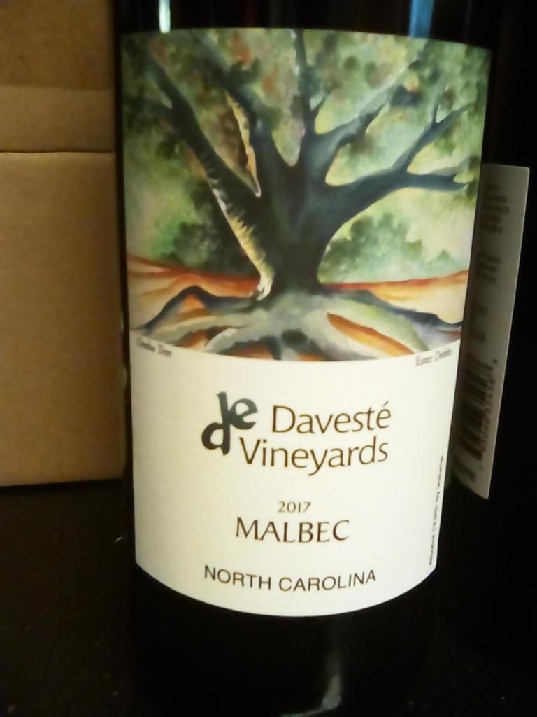 2015 Davesté Vineyards Malbec, USA, North Carolina - CellarTracker