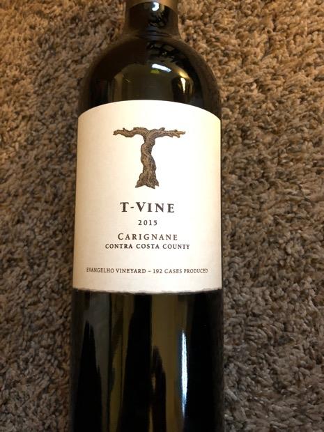 2016 T-Vine Cellars Carignane Contra Costa County, USA, California ...