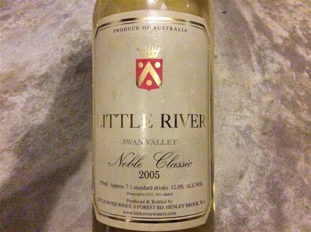 1997 Little River Muscat Noble classic, Australia, Western Australia ...