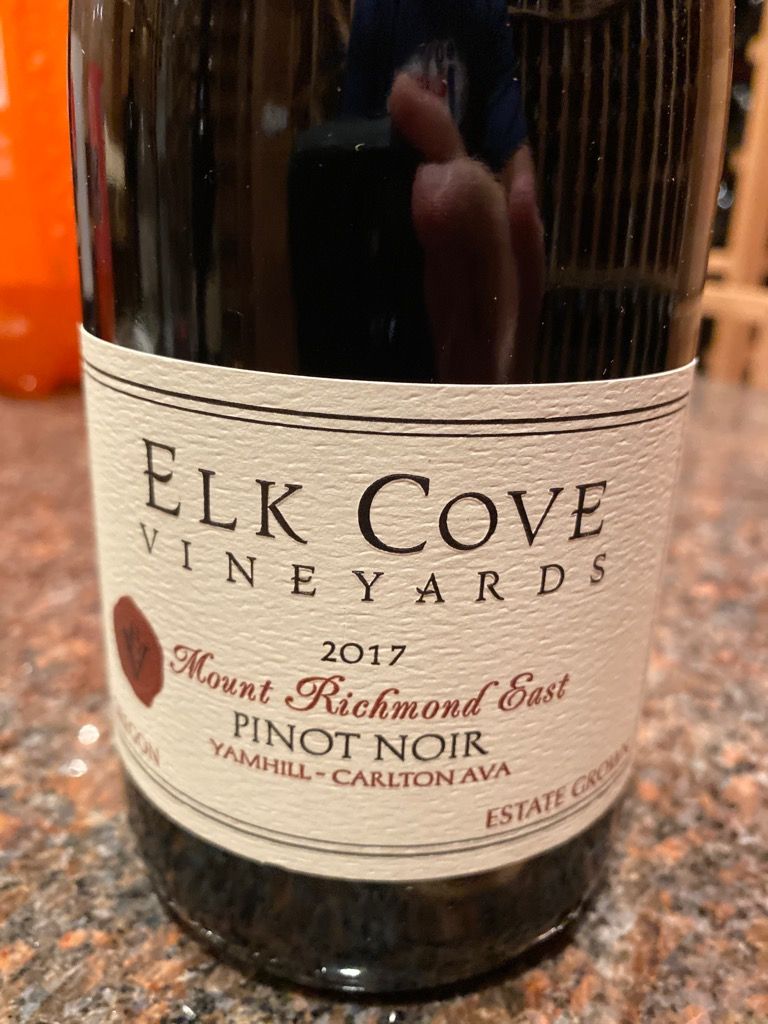 2017 Elk Cove Vineyards Pinot Noir Mount Richmond East, USA, Oregon ...