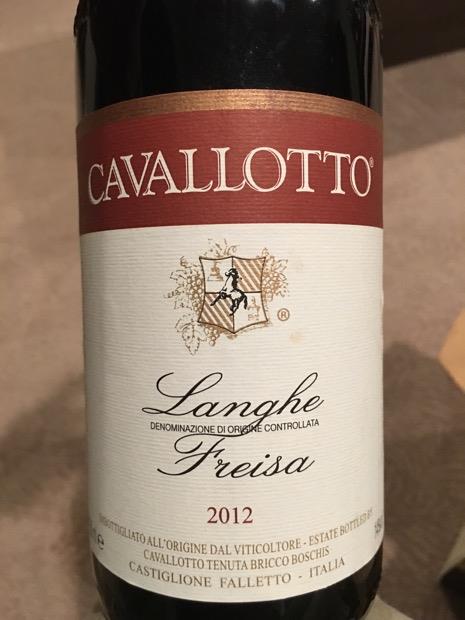 2012 Cavallotto Langhe Freisa, Italy, Piedmont, Langhe, Langhe DOC ...