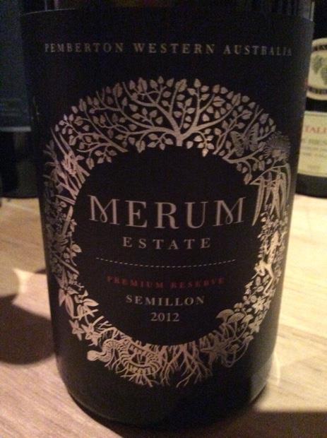 2012 Merum Estate Sémillon Premium Reserve, Australia, Western ...