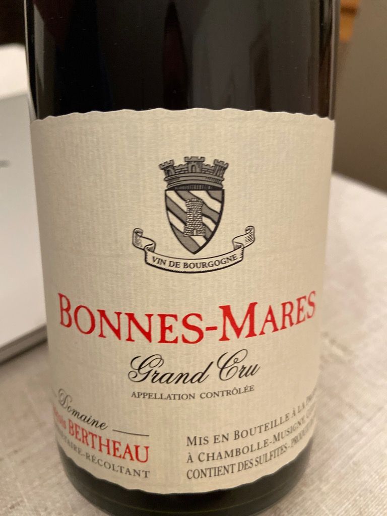 2017 Domaine Bertheau (Pierre et François) Bonnes Mares, France ...