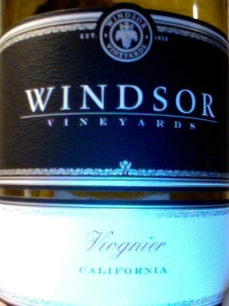 2012 Windsor Vineyards Viognier, USA, California, Sonoma County, Sonoma ...