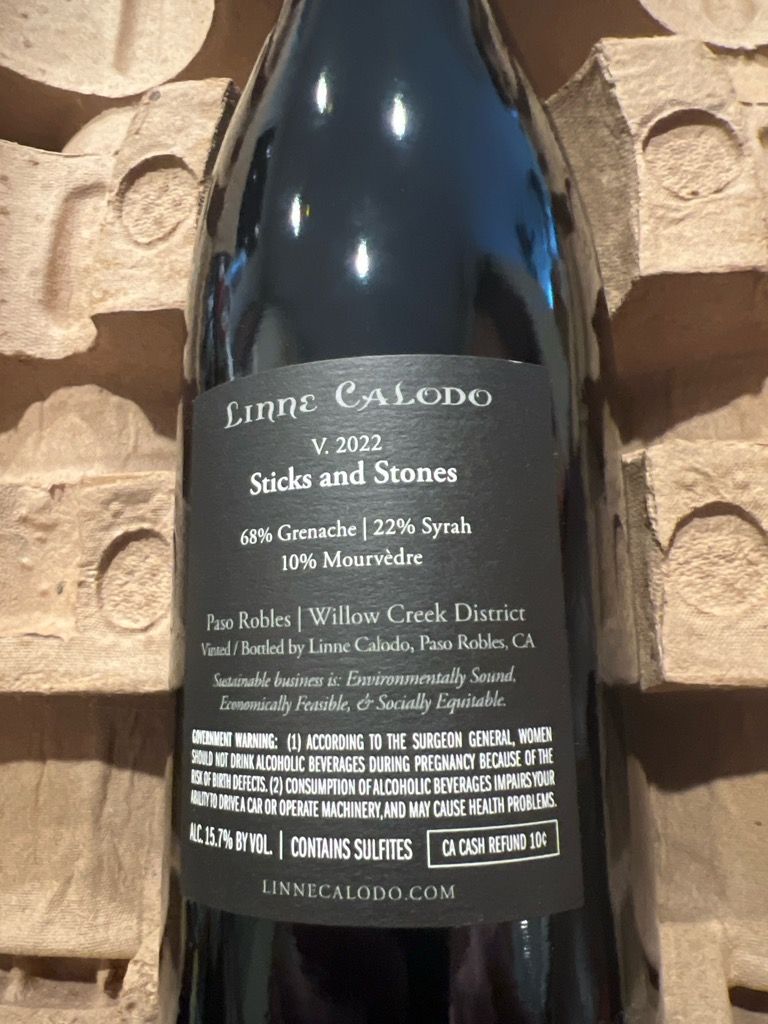 2022 Linne Calodo Sticks and Stones, USA, California, Central Coast ...