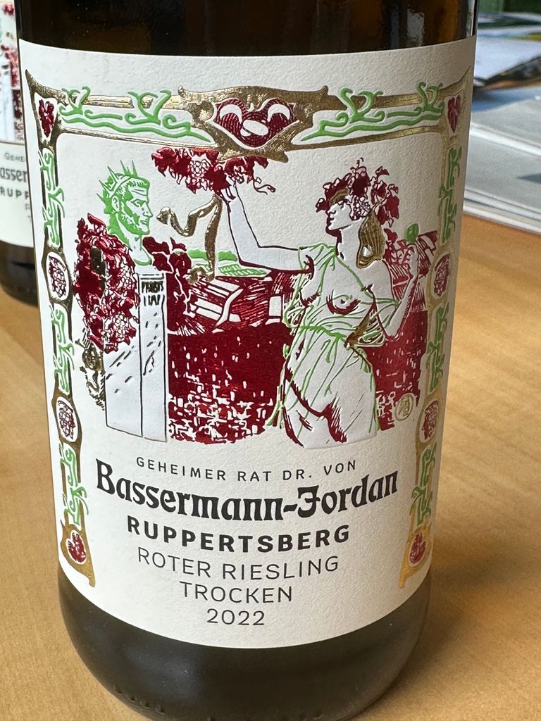 2024 Dr. von Bassermann-Jordan Ruppertsberg Roter Riesling trocken ...