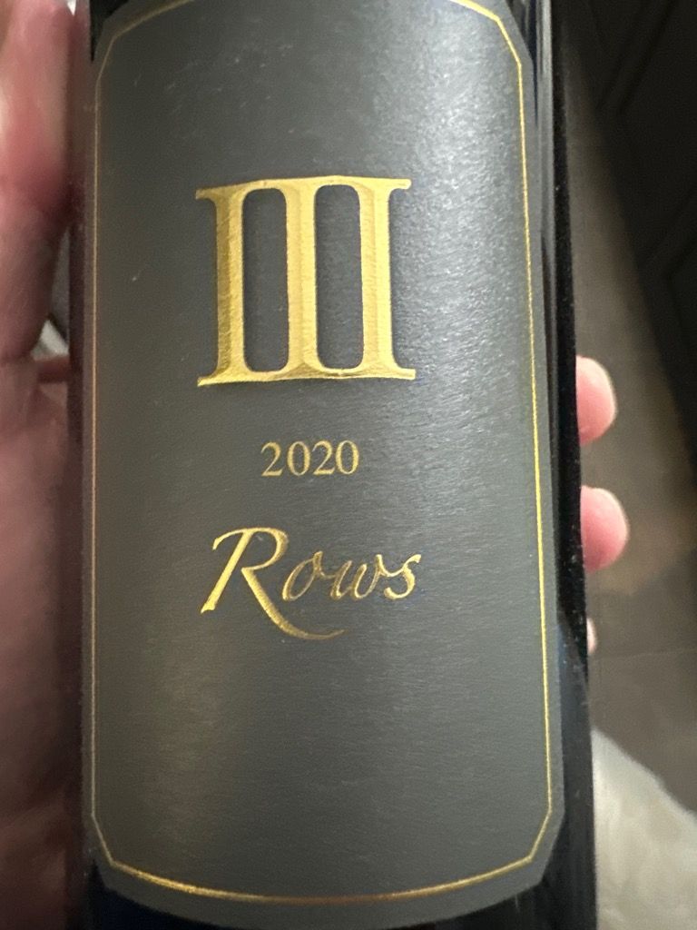 2022 III Rows Sauvignon Blanc, USA, California, Napa Valley, Calistoga ...