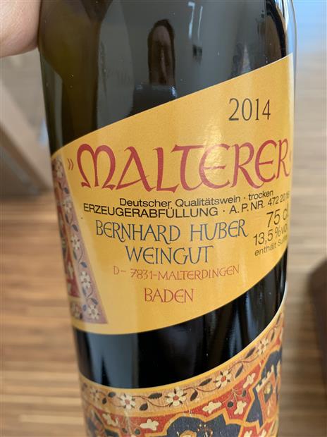 2011 Bernhard Huber Malterer QbA trocken, Germany, Baden - CellarTracker