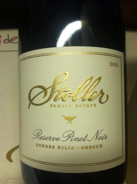 2010 Stoller Pinot Noir Reserve Dundee Hills, USA, Oregon, Willamette ...