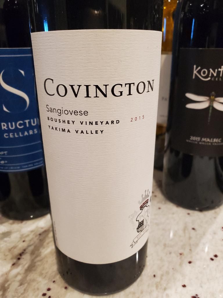 2017 Covington Cellars Sangiovese Sangiovese Boushey Vineyard, USA ...