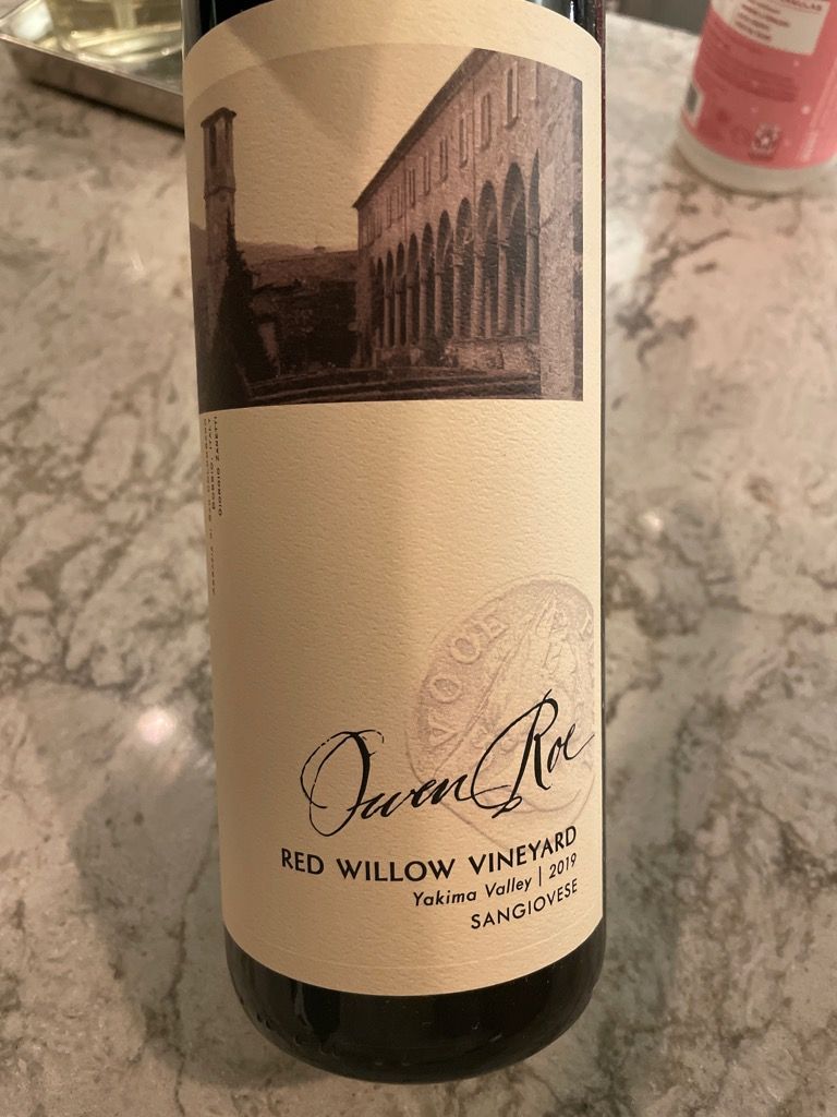 2019 Owen Roe Sangiovese Red Willow Vineyard, USA, Washington, Columbia ...