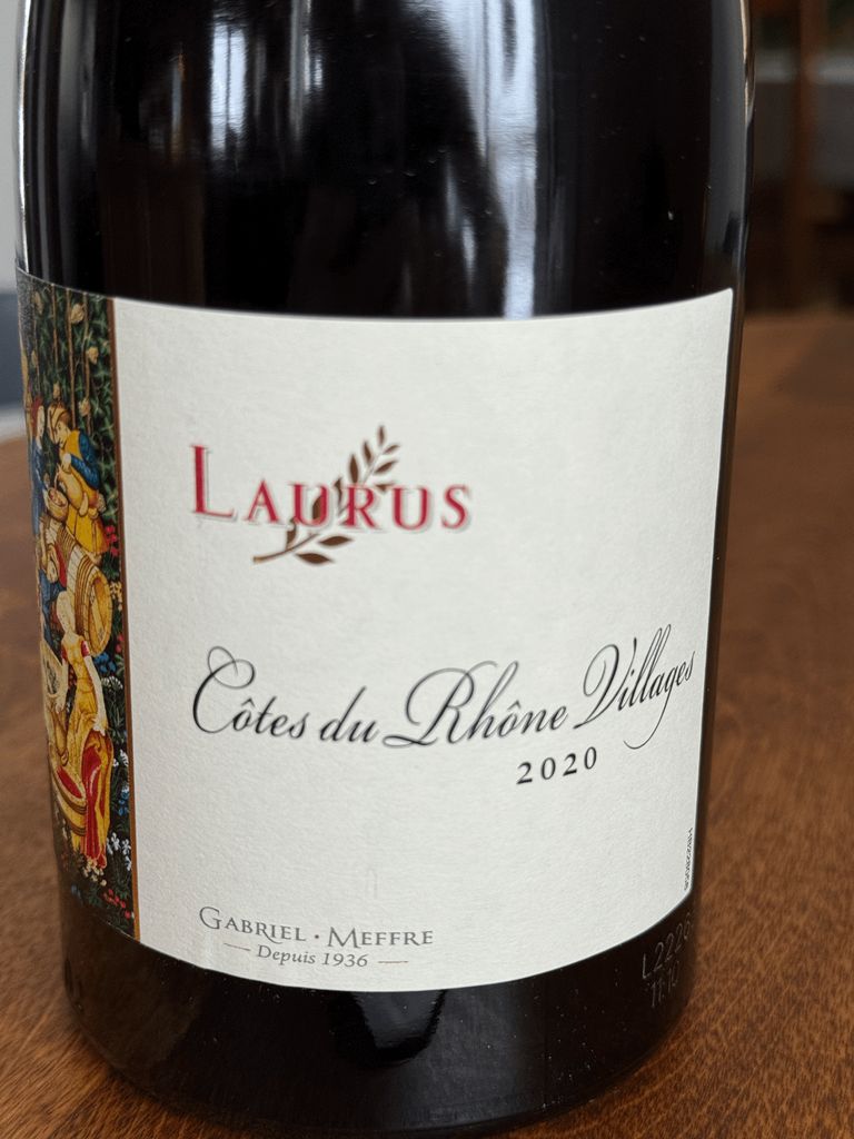 2021 Gabriel Meffre Côtes du Rhône Villages Laurus, France, Rhône ...