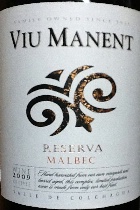 2009 Viu Manent Malbec Reserva, Chile, Rapel Valley, Colchagua Valley - CellarTracker