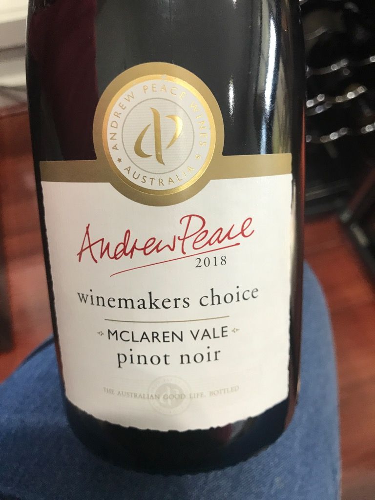 2021 Andrew Peace Pinot Noir Winemakers Choice, Australia, South ...