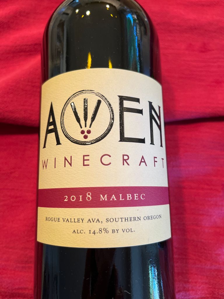 2020 Awen Winecraft Malbec, USA, Oregon, Southern Oregon, Rogue Valley ...