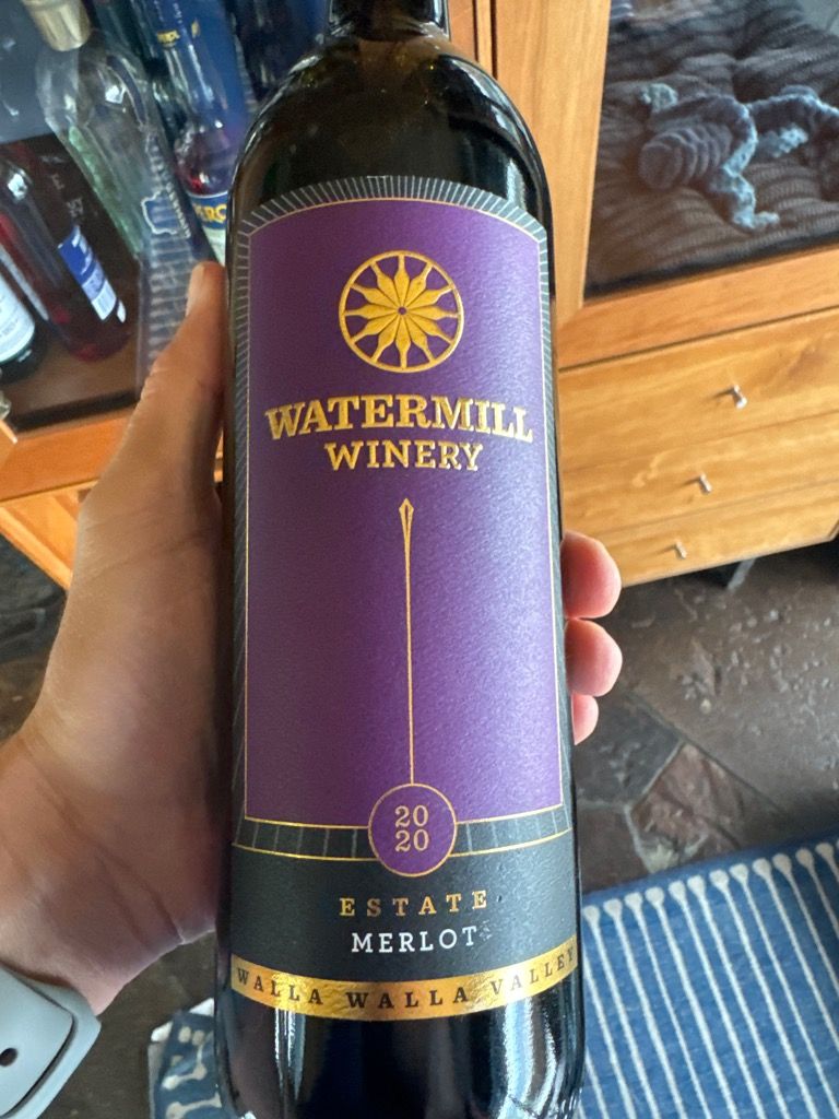 2020 Watermill Winery Merlot Estate Merlot, USA, Washington, Columbia ...