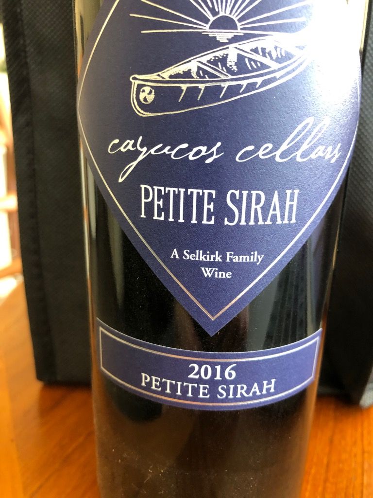 2016 Cayucos Cellars Petite Sirah, USA, California, Central Coast, Paso ...