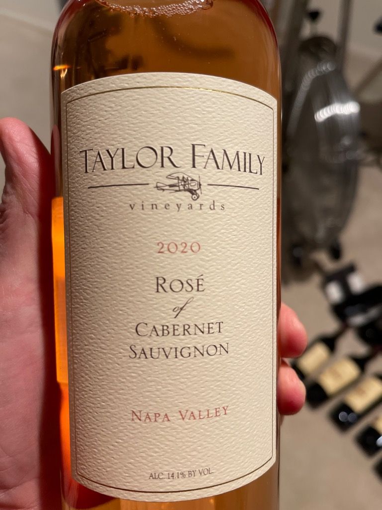 2020 Taylor Family Vineyards Cabernet Sauvignon Rosé, USA, California ...