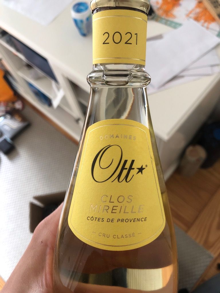 2021 Domaines Ott Côtes de Provence Clos Mireille Blanc, France ...