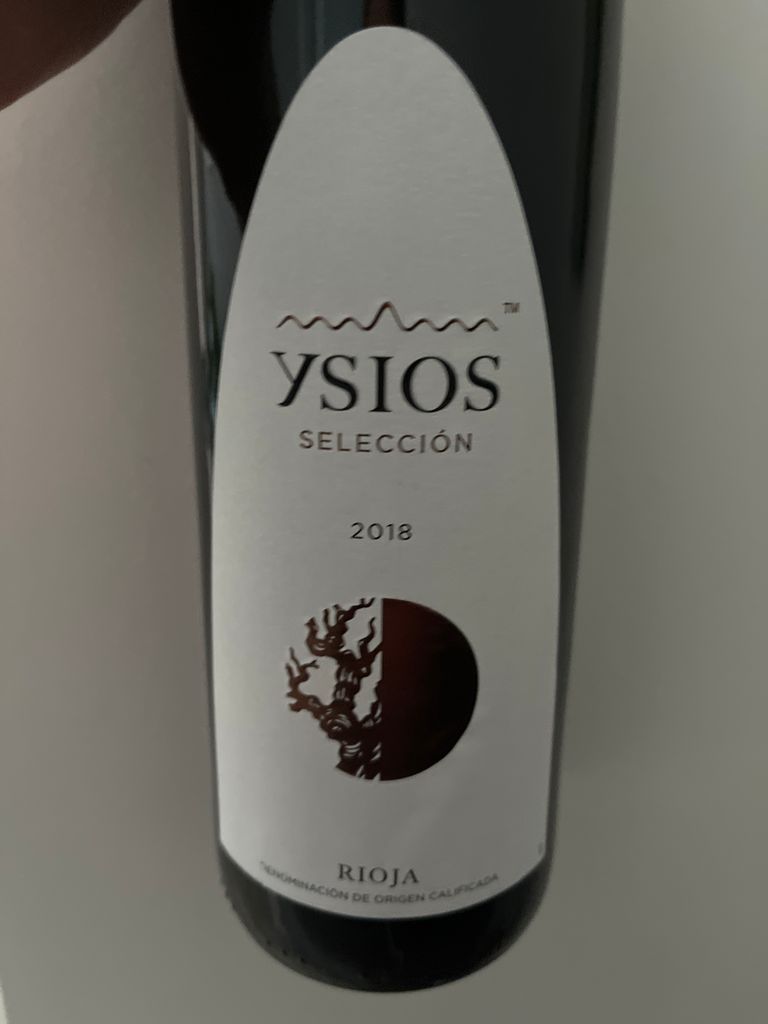 2018 Ysios Rioja Selección, Spain, La Rioja, Rioja - CellarTracker