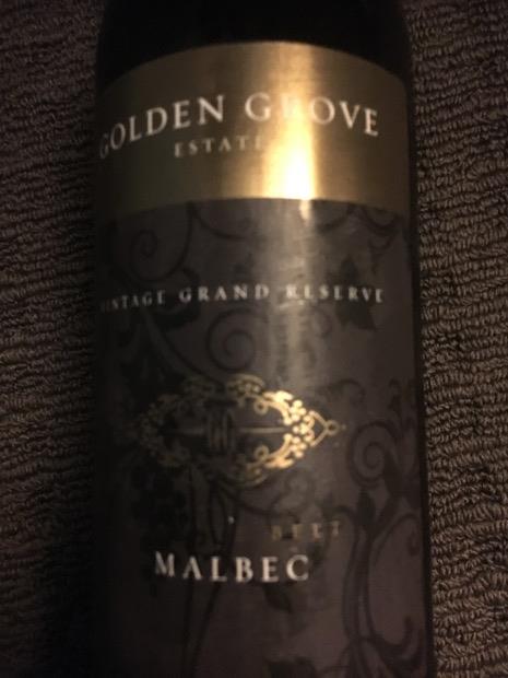 2012 Golden Grove Estate Malbec, Australia, Queensland, Granite Belt ...