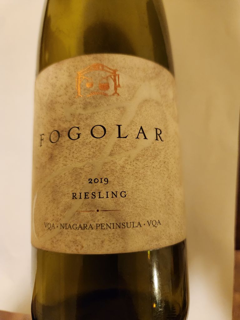 2020 Fogolar Riesling, Canada, Ontario, Niagara Peninsula, Niagara ...