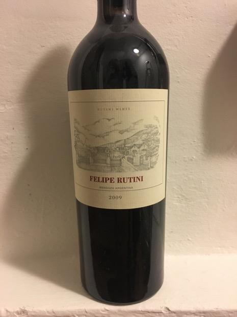 2009 Rutini Felipe Rutini, Argentina, Mendoza - CellarTracker