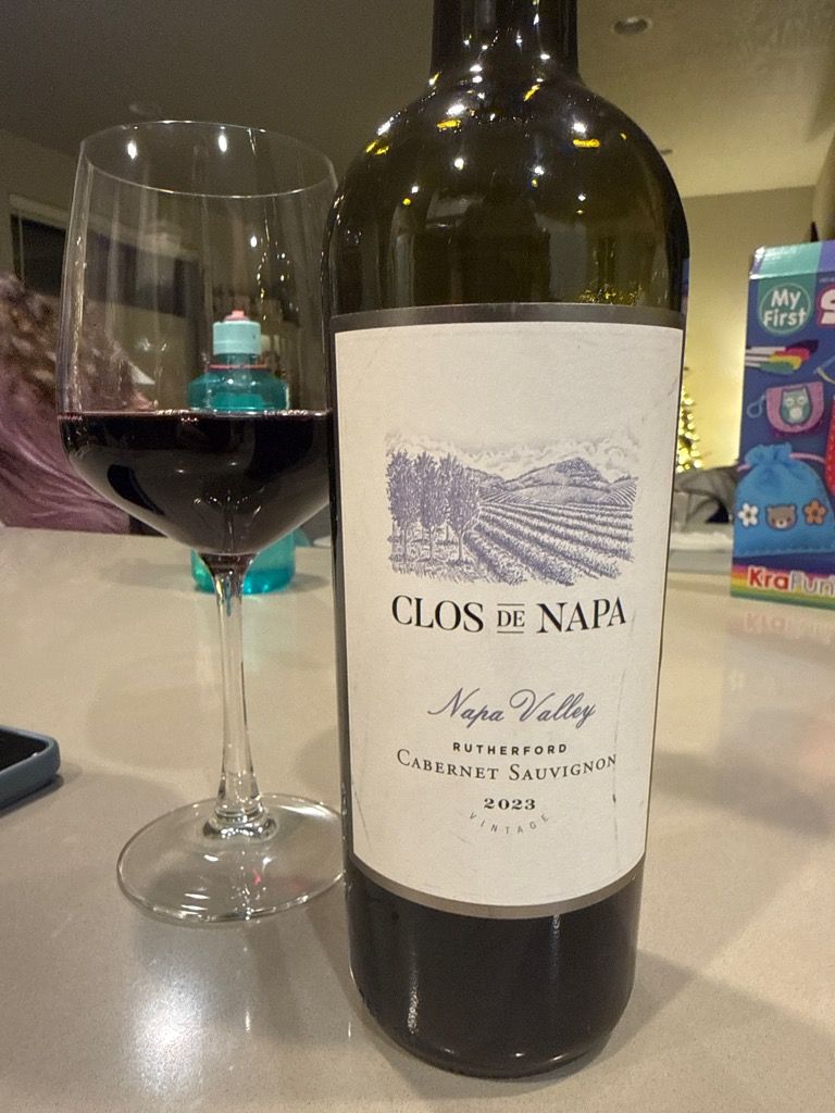 2023 Clos de Napa Cellars Cabernet Sauvignon Rutherford, USA ...