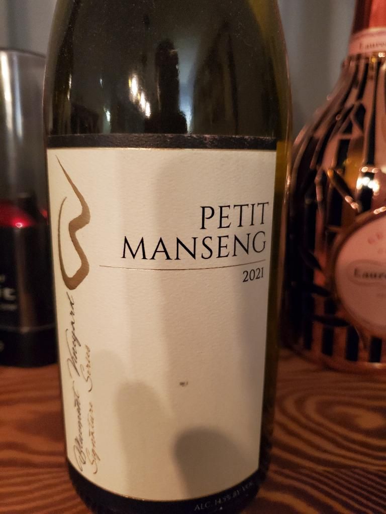 2021 Bluemont Vineyard Petit Manseng, USA, Virginia, Northern Virginia ...