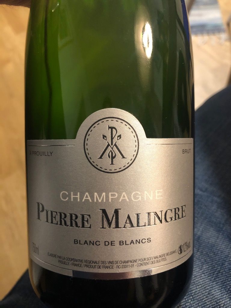 2018 Pierre Malingre Champagne Blanc de Blancs, France, Champagne - CellarTracker