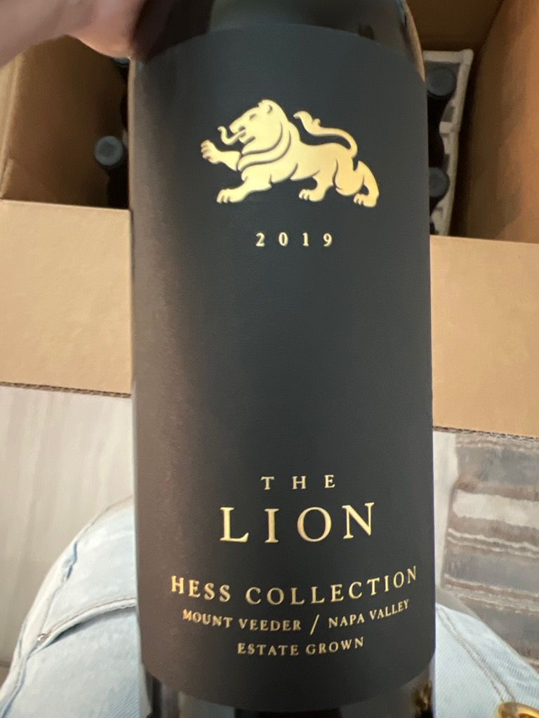2019 The Hess Collection Cabernet Sauvignon The Lion, USA, California ...