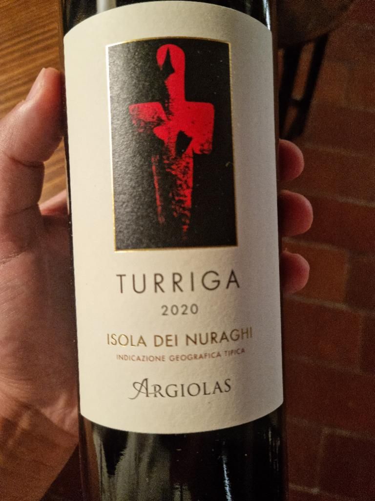 2020 Argiolas Turriga Isola dei Nuraghi IGT, Italy, Sardinia, Isola dei ...