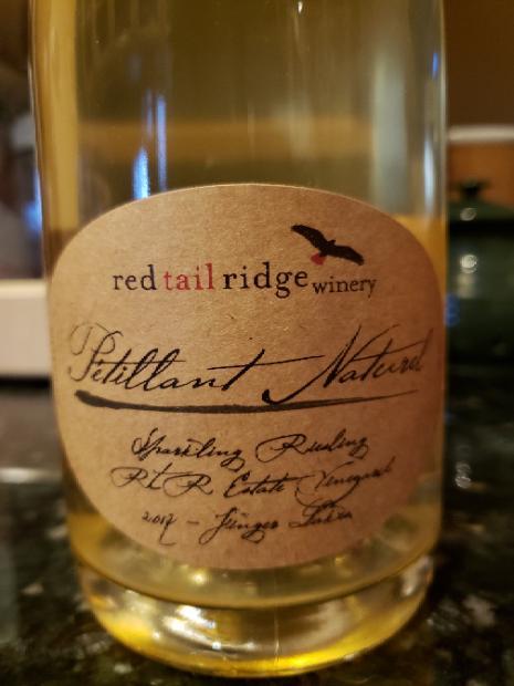 2018 Red Tail Ridge Winery Riesling Pétillant Naturel RTR Estate ...