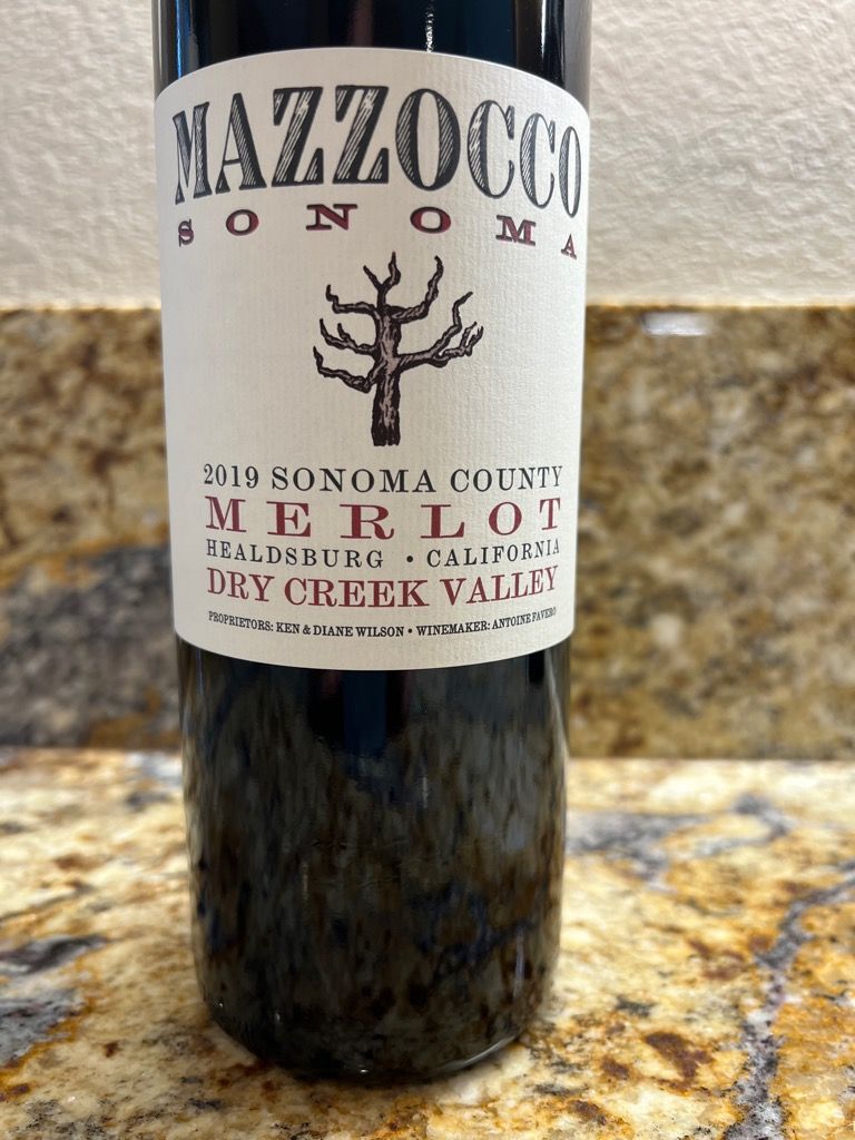 2018 Mazzocco Merlot Dry Creek Valley, USA, California, Sonoma County ...