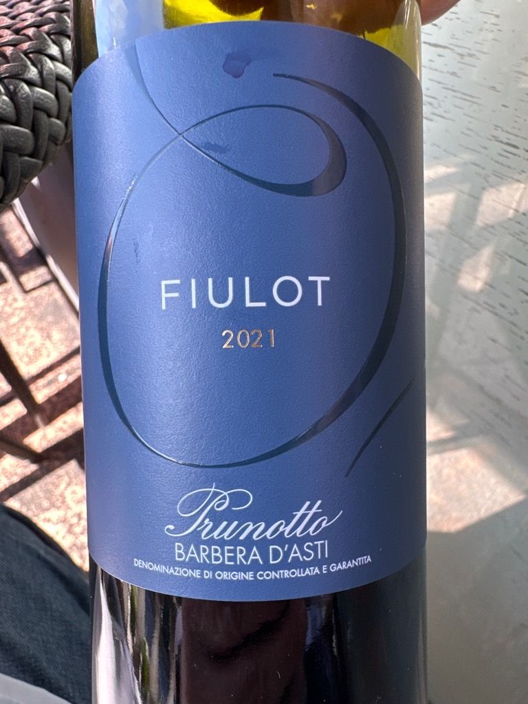 2021 Prunotto Barbera d'Asti Fiulot, Italy, Piedmont, Asti, Barbera d ...