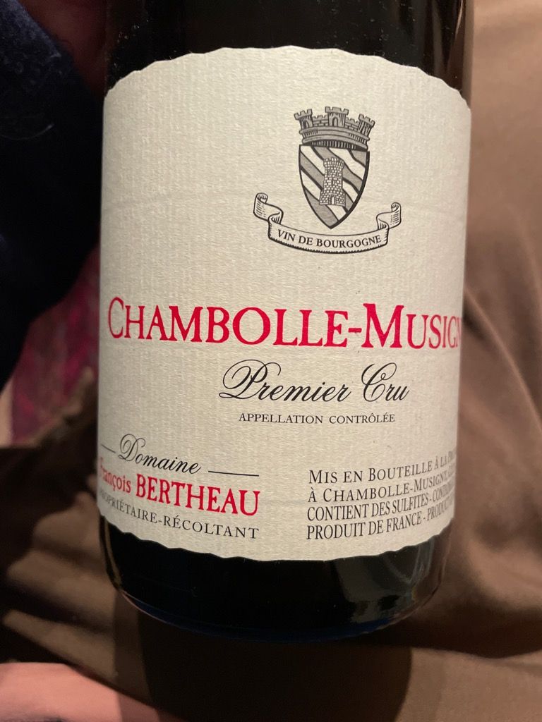 2015 Domaine Bertheau (Pierre et François) Chambolle-Musigny 1er Cru ...
