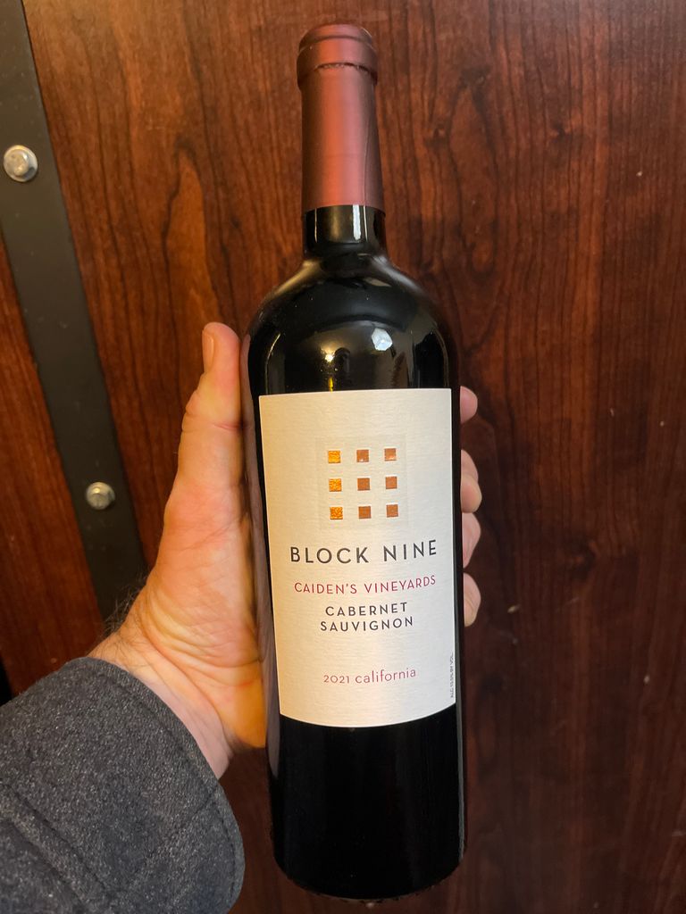 2023 Block Nine Cabernet Sauvignon Caiden's Vineyards, USA, California ...