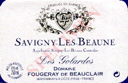 2011 Fougeray de Beauclair Savigny-lès-Beaune Les Golardes Blanc ...