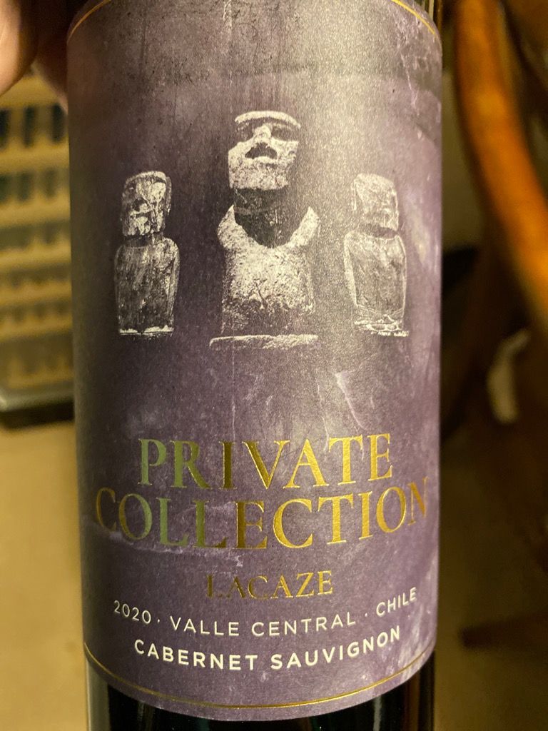 2020 Jean-Pascal Lacaze Cabernet Sauvignon Private Collection, Chile ...