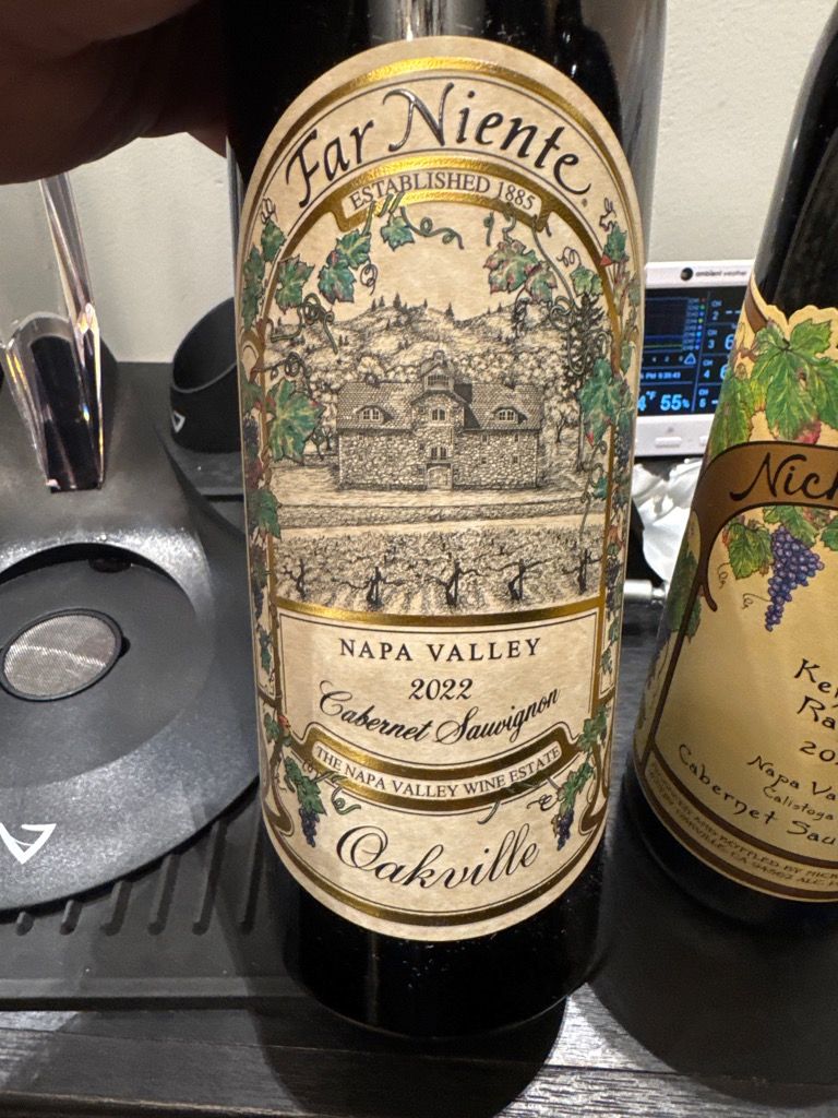 2022 Far Niente Cabernet Sauvignon Oakville, USA, California, Napa ...