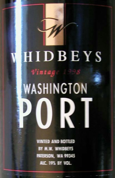 1998 Whidbey Island Winery Port, USA, Washington - CellarTracker