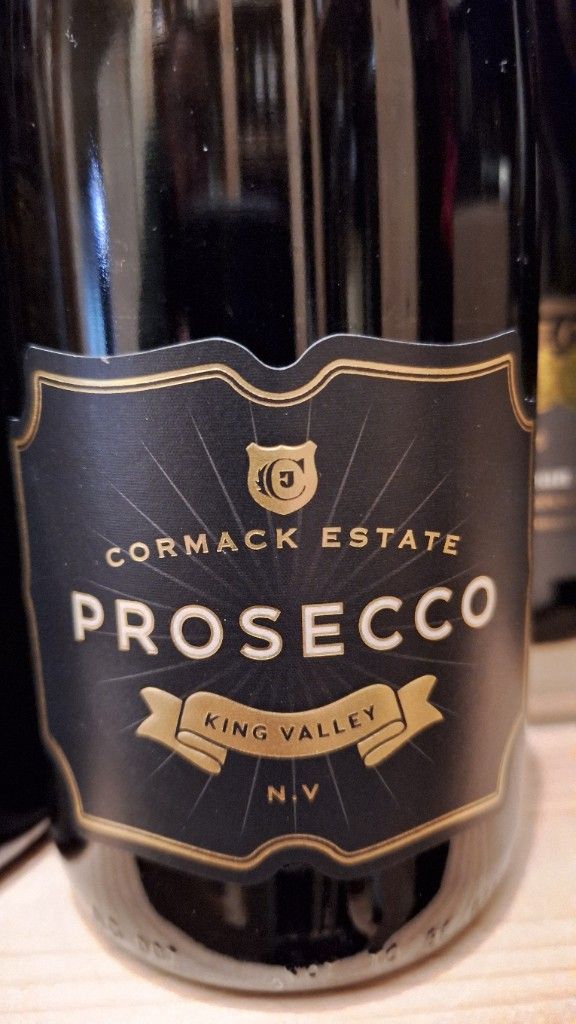 NV Cormack Estate Prosecco, Australia, Victoria, North East, King ...