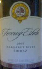 2004 Fermoy Estate Shiraz, Australia, Western Australia, South West ...
