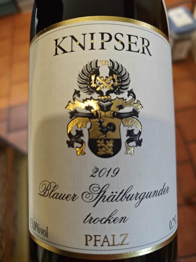 2019 Knipser Blauer Spätburgunder trocken, Germany, Pfalz - CellarTracker