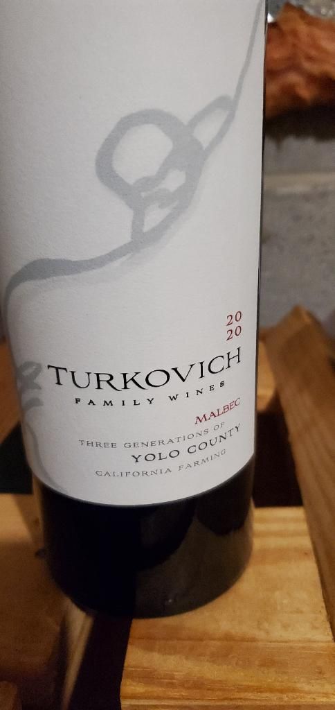 2020 Turkovich Family Wines Malbec, USA, California, Central Valley ...