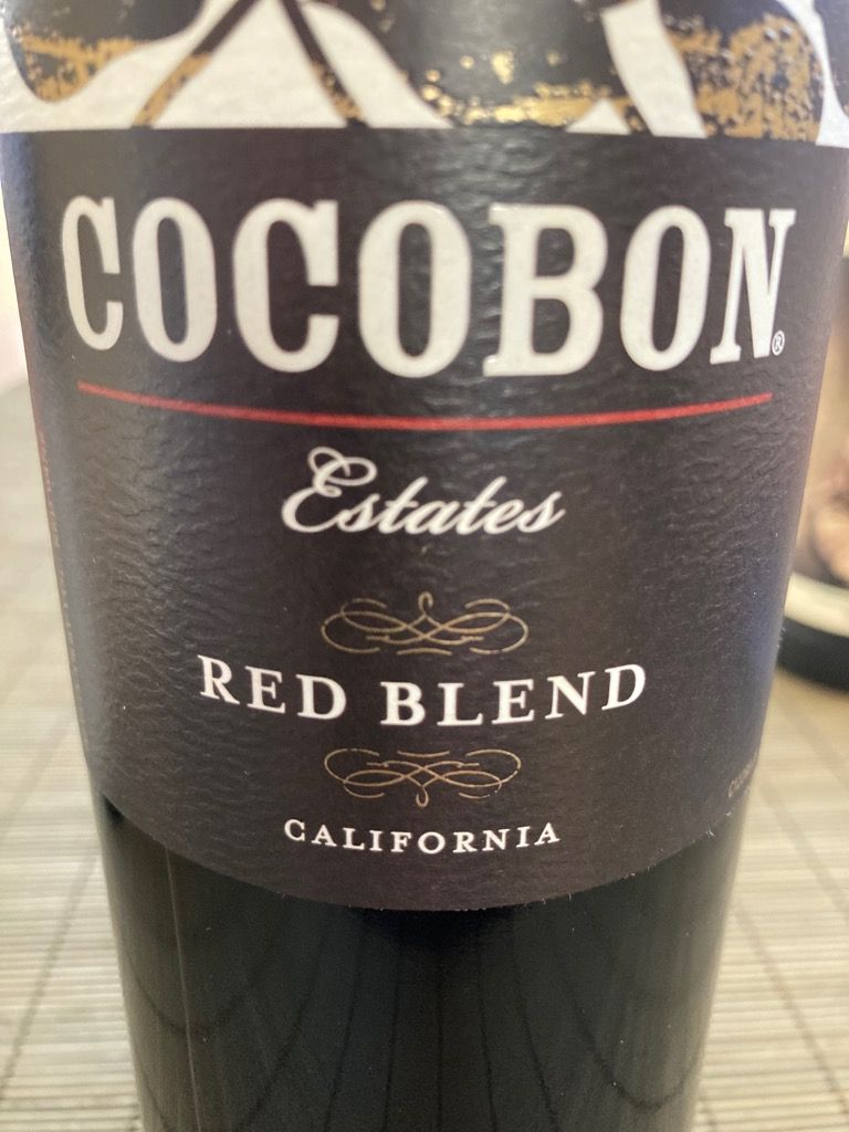 2019 Cocobon Red Wine, USA, California - CellarTracker