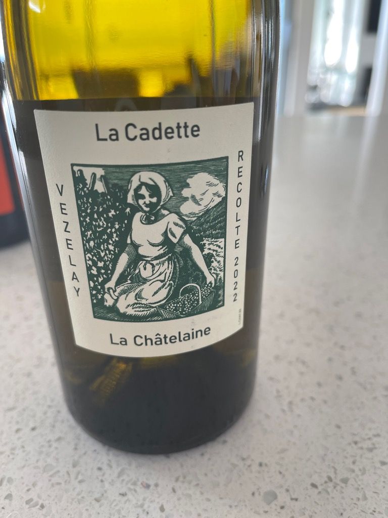 2022 Domaine de la Cadette Bourgogne Vézelay La Châtelaine, France, Burgundy, Bourgogne Vézelay ...