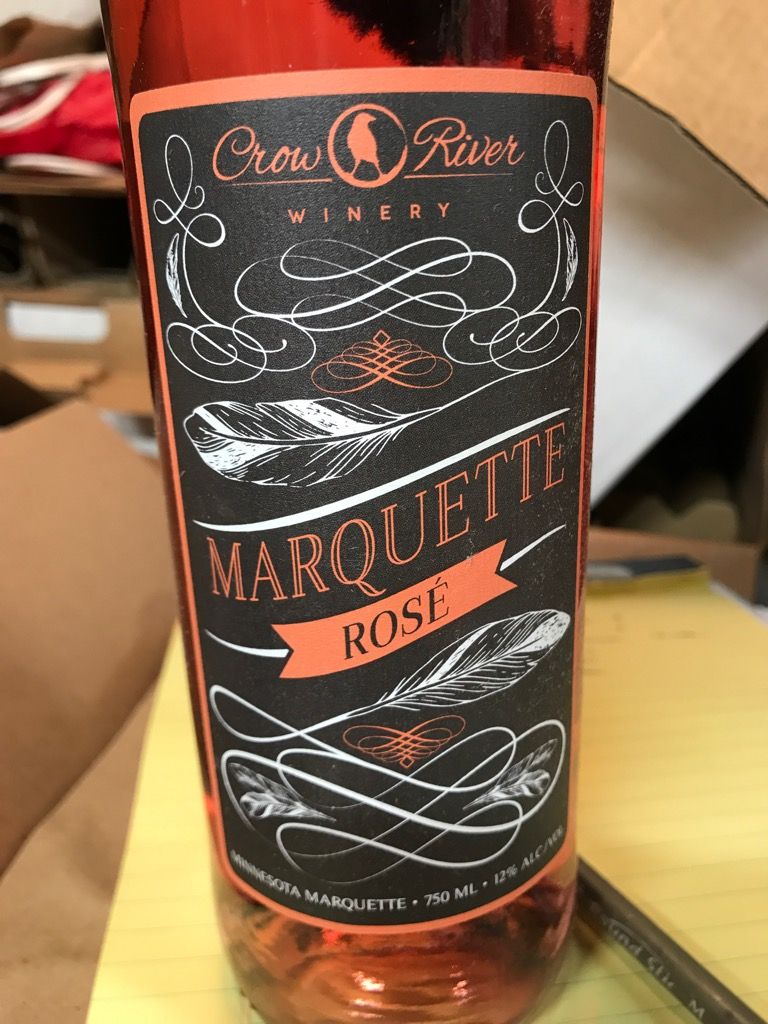 2021 Crow River Winery Marquette Rosé, USA, Minnesota - CellarTracker