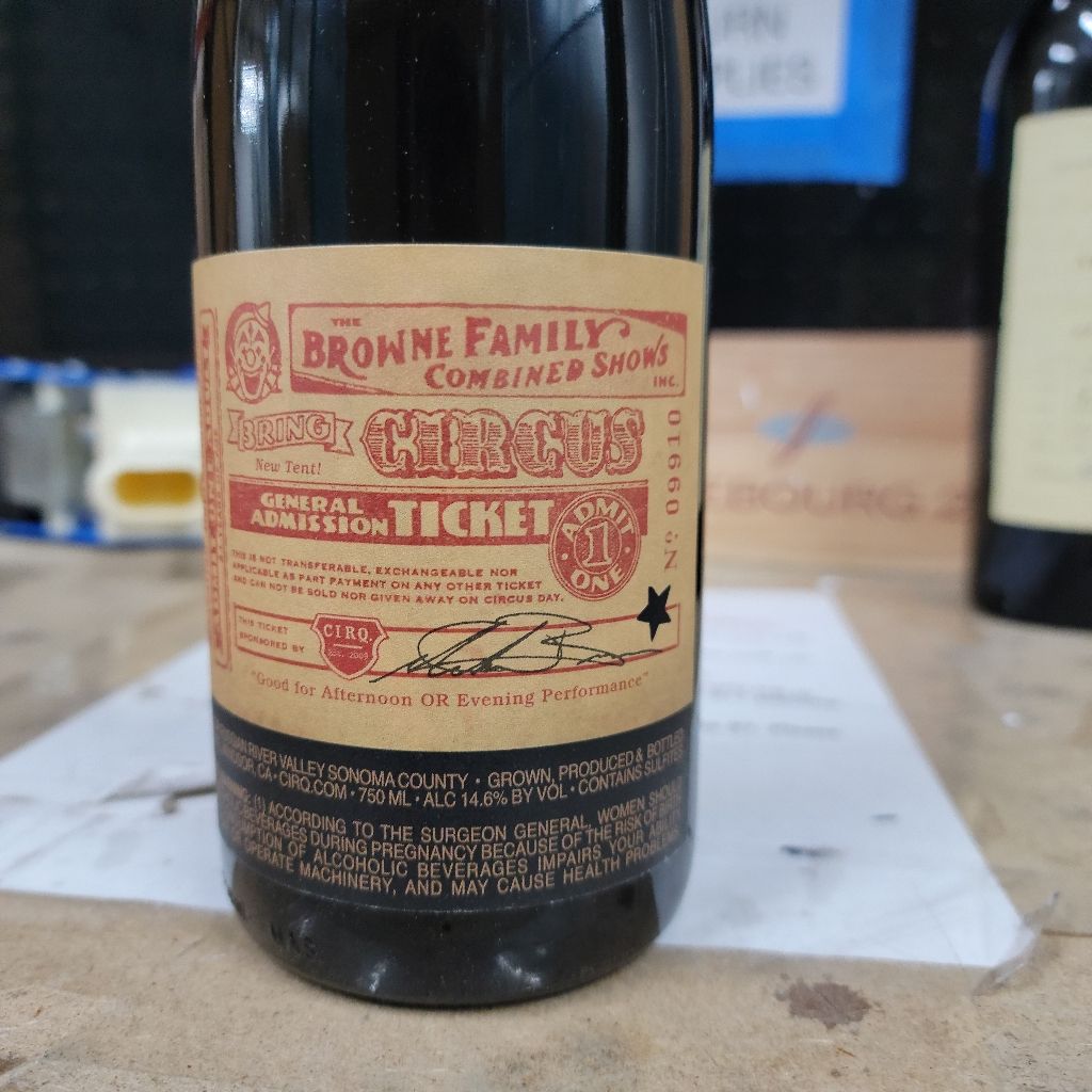 2018 Cirq Pinot Noir Russian River Valley, USA, California, Sonoma ...